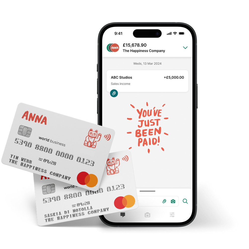 ANNA — The Business Account That Does Your Taxes