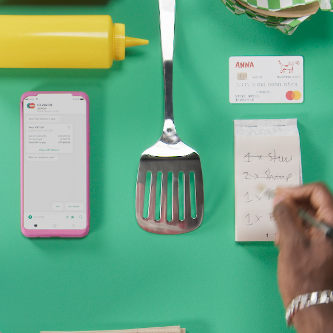 ANNA — The mobile business account that does your admin